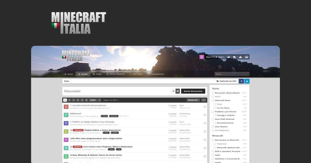 Forum - Minecraft Italia